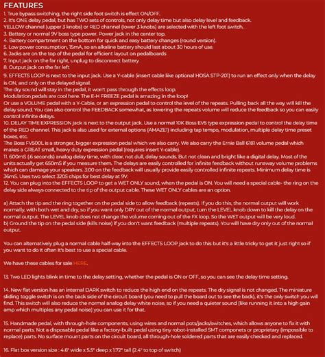 Analog Man Guitar Effects Analog Man Guitar Effects