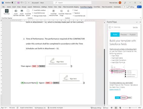 How To Build A Dynamic Word Template With Titan Word Add In TITAN Academy