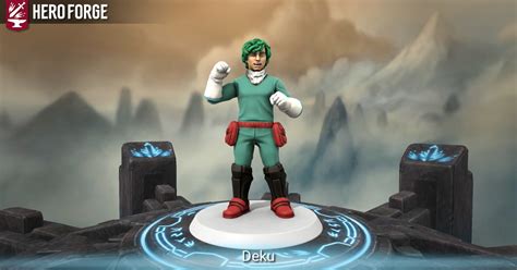 Bnha Deku Made With Hero Forge