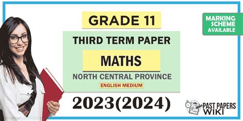 North Central Province 20232024 Grade 11 Maths 3rd Term Test Paper