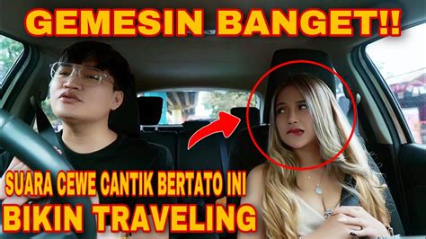 Prank Taxi Online Bikin Traveling Suara Cewe Cantik Dan Bertato Ini