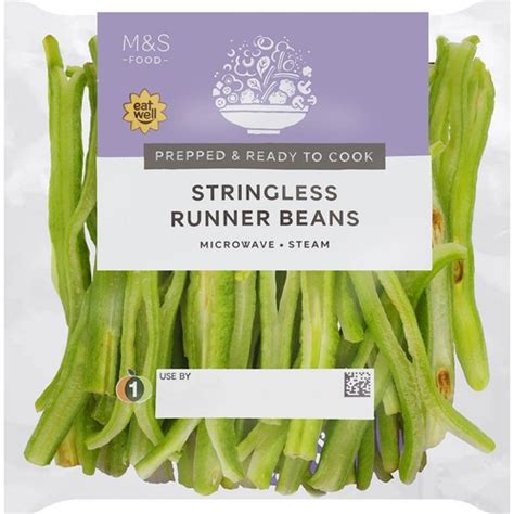Mands Stringless Runner Beans Ocado