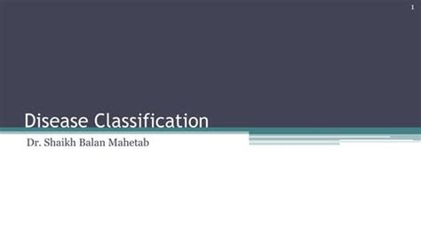 International Classification Of Diseases Pptx