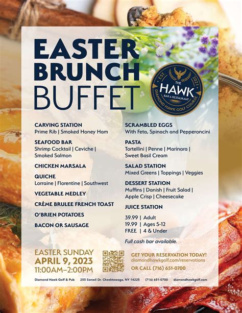 Easter Brunch Diamond Hawk Golf