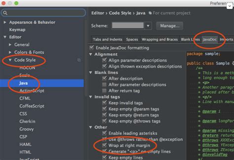 Eclipse Like Comment Formatting In Intellij Idea Stack Overflow