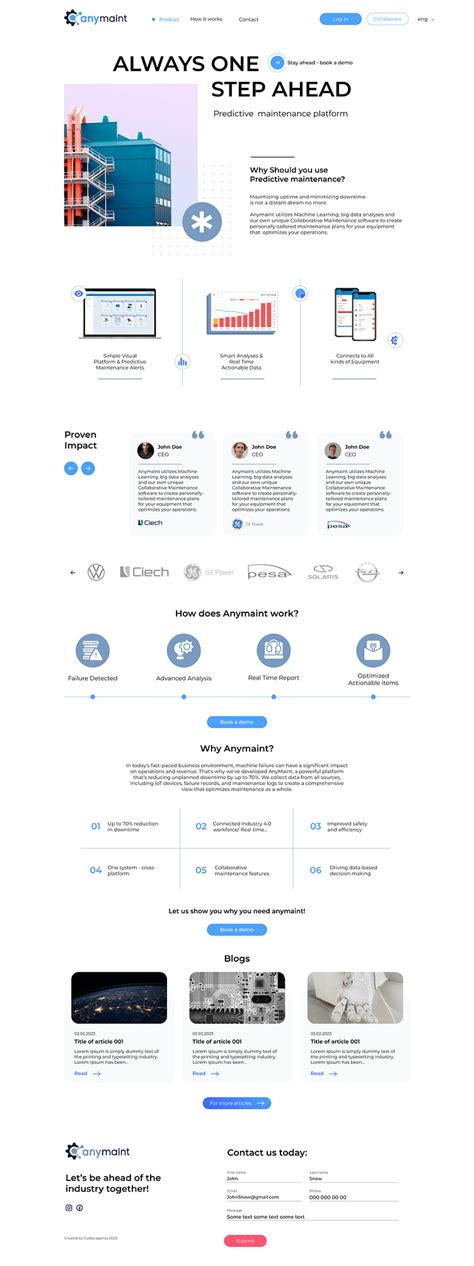 Predictive Maintenance Platform Ui By Hanna On Dribbble