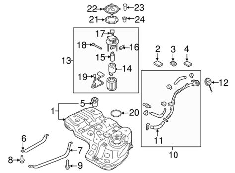 Fuel System Components For 2017 Kia Sorento Kia Parts Store