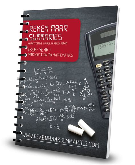 Summary Introduction To Mathematics Eur Ibeb Year 1 Block 1 Eng