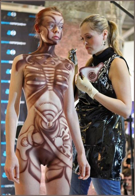 Photo Sexyrobotgirlsbody Painted Steampunk Fembotlove Itvia