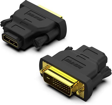 BENFEI DVI To HDMI Bidirectional DVI DVI D To HDMI Male To Female Adapter With Gold Plated