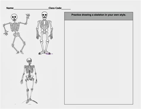 The Artsy Fartsy Art Room 4th Grade Skeletons