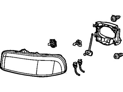 15218078 Genuine Gm Headlamp Assembly