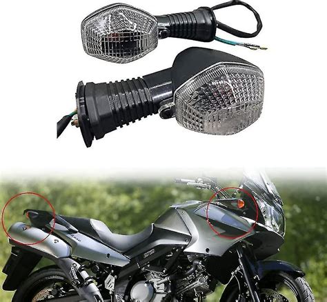 Motorcycle Turn Signal Light Indicator Lamp Compatible With Suzuki Gsf 60065012001250 Ns