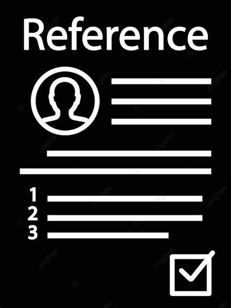 Reference Letter Glyph Icon Doc Worker Reference Vector Doc Worker Reference Png And Vector