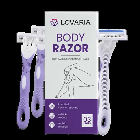 5 Blade Razor And Face Razor Combo For Women Lovaria