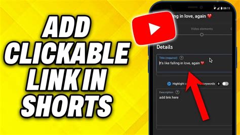How To Add Clickable Link In Youtube Shorts 2025 Youtube