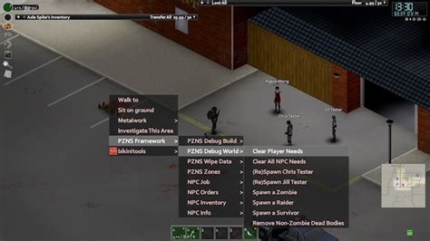 PZNS NPC Framework Mod For Project Zomboid ProjectZomboidMods