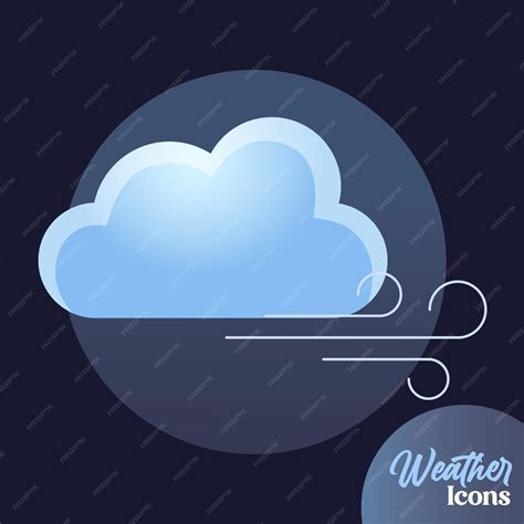 Premium Vector Vector Weather Icon With Windy Day For Mobile Apps