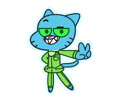 I Drew Ghostgumball Im A Bit Scared Being A New Moderator And All Heheh Rgumballart