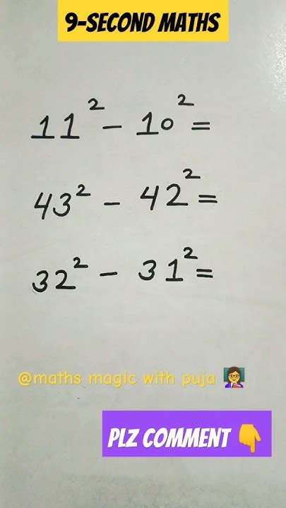 Math Shorts Easy Trick Maths Easymathtricks Mathstricks