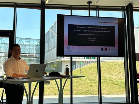 Taking Part To The Defense Of Habilitation To Direct Research Of Ass Prof Ngoc Son Vu At Cergy