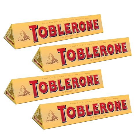 Toblerone Milk Chocolate 4 Pack X 100 G Gourmetary