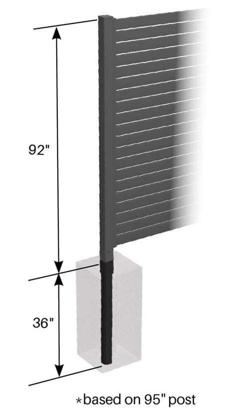 Quickscreen Post Extender Aluminum Outlet