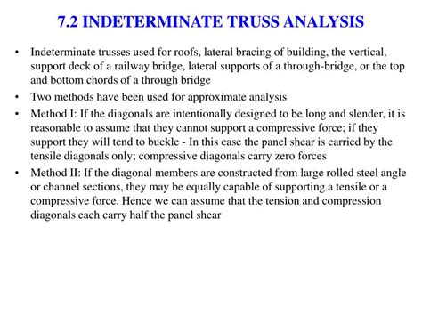 Ppt 7 Approximate Analysis Of Indeterminate Structures Powerpoint