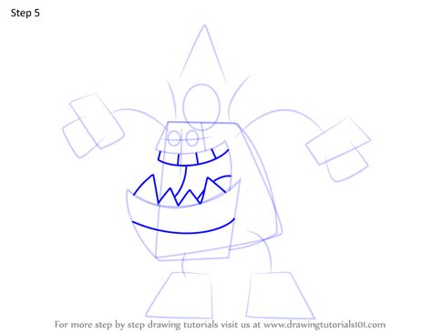 How To Draw Combustor From Mixels Mixels Step By Step