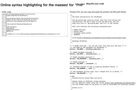 Tohtml 將程式碼上色轉為 Html 使用於網頁更易於閱讀
