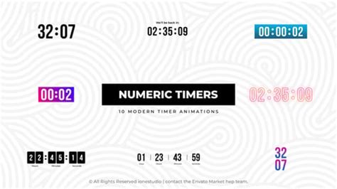 countdown and timer elements ft after effect and cinematic envato