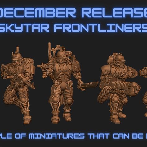3d Printable Skytar Frontliners Presupported By Realm Of Gears