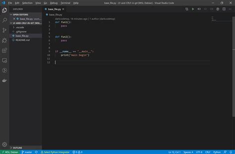 WSL中使用Git遇到的问题 DARK CODE