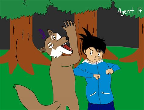 Tory Fights The Brown Tree Wolf By Nightdefender1765 On Deviantart