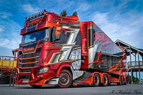 Custom Scania Trucks At The Power Truck Show
