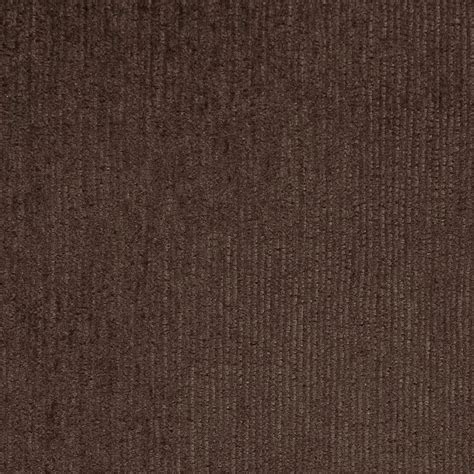 Chocolate Brown Plain Chenille Upholstery Fabric By The Yard