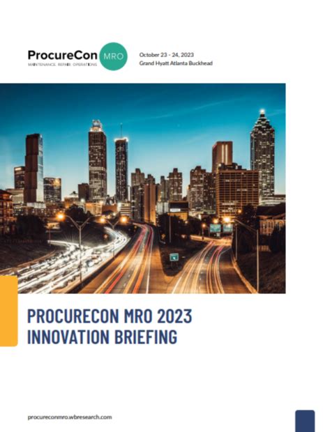 Procurecon Mro 2023 Innovation Briefing Procurecon Mro