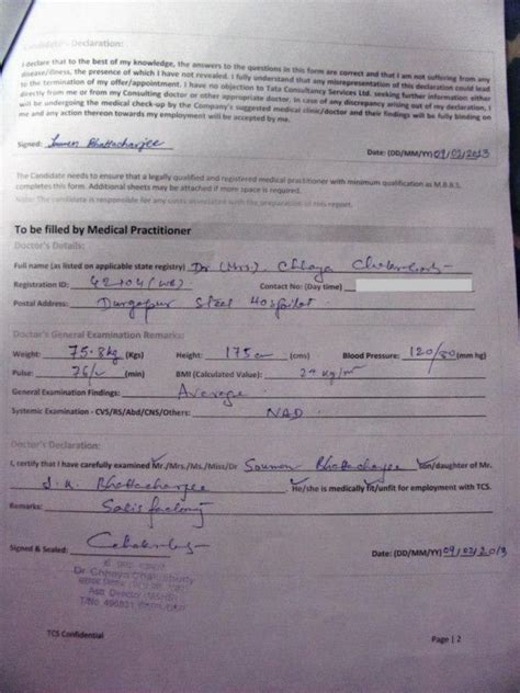 Essential Screen Shots Of Tcs Documents That Are To Be Submitted While