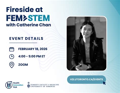 University Of Toronto Entrepreneurship Fireside At Femstem Catherine