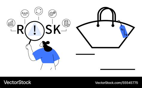 Identifying Risks In Business Transactions Vector Image