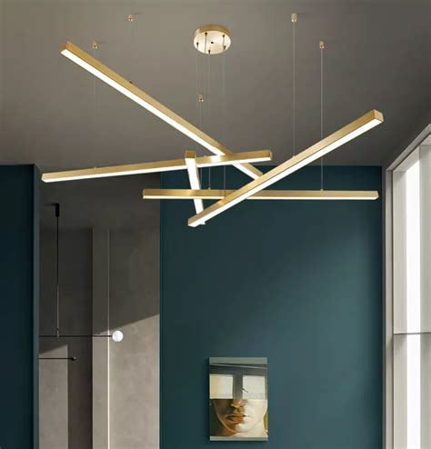 Conrad Built In Led Modern Linear Suspended Light Casavita