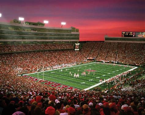Memorial Stadium Lincoln Ne Huskers Nebraska Cornhuskers Husker