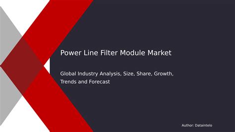 Power Line Filter Module Market Report Global Forecast From 2025 To 2033