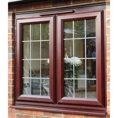 Upvc Wooden Shade Casement Window At ₹ 650sq Ft Unplasticized