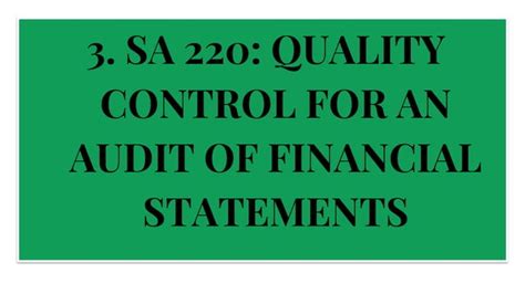 Standards On Auditing Pdf Business Accounting And Finance Business