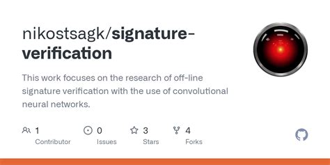 Github Nikostsagksignature Verification This Work Focuses On The Research Of Off Line