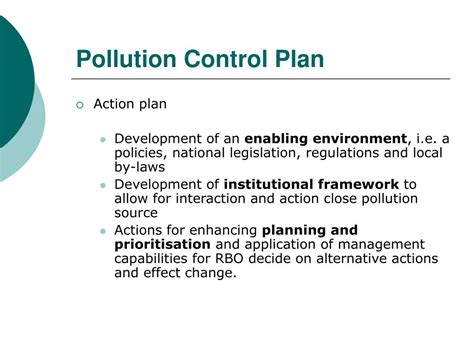 ppt water pollution control powerpoint presentation free download