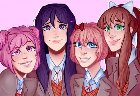 Dont Worry Im Always With You 💜 By Ryoru97 From Twitter R Ddlc