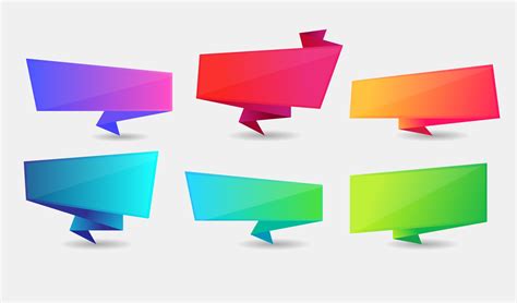Colorful Speech Bubble Set Text Box Pop Up Design Set 2220762 Vector Art At Vecteezy