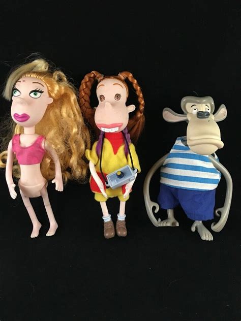 Lot Of 3 7 Wild Thornberrys Vintage Eliza Darwin Debbie Dolls Viacom
